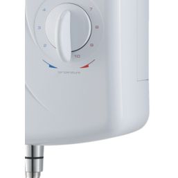 Triton Enrich White 8.5kW Manual Electric Shower - Screwfix
