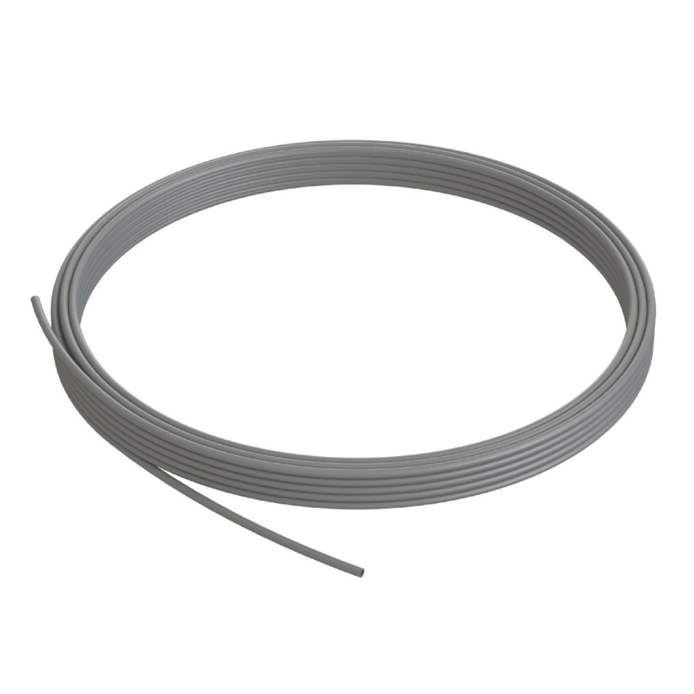 PolyPlumb Enhanced Push-Fit PB Pipe 22mm x 25m Grey - Screwfix