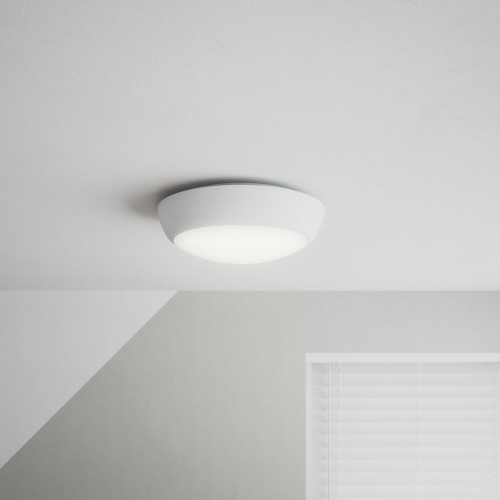 LAP Quiritis Indoor Round LED Bulkhead Light With Microwave Sensor ...