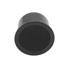 FloPlast Push-Fit Socket Plug Black 40mm - Screwfix