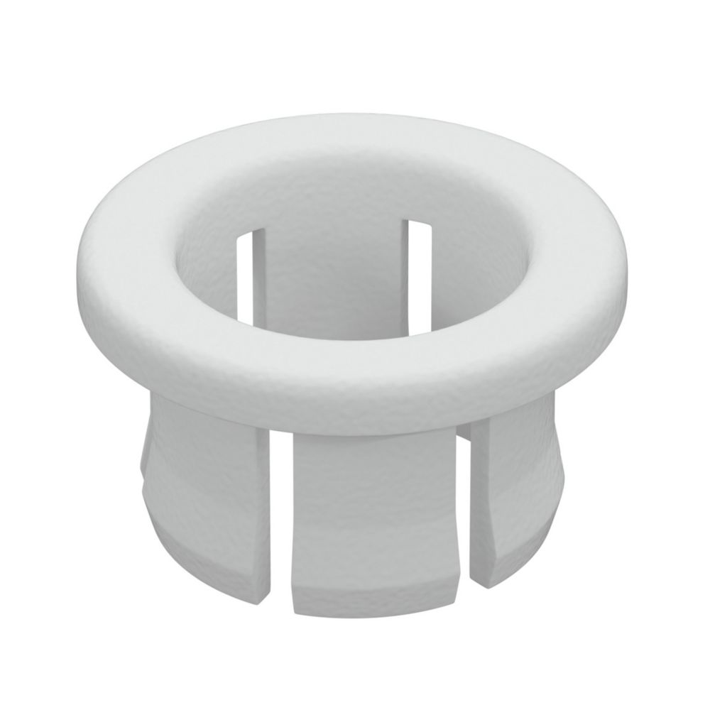 White Basin Overflow Ring 22mm - Screwfix
