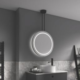 Sensio Ivy Round Illuminated Hanging Bathroom Mirror With 1728lm LED ...