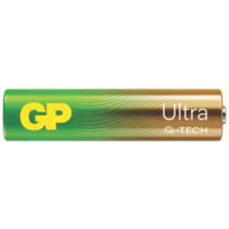 GP Batteries Ultra AAA 1.5V Alkaline Batteries 4 Pack - Screwfix