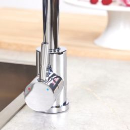 ETAL Tivoli Single Lever Kitchen Mixer Tap Chrome Finish - Screwfix