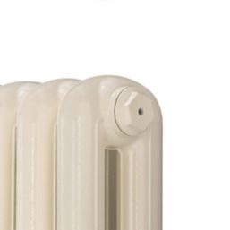 Arroll 794mm x 946mm 4536BTU Cream Cast Iron 2 Column Radiator - Screwfix