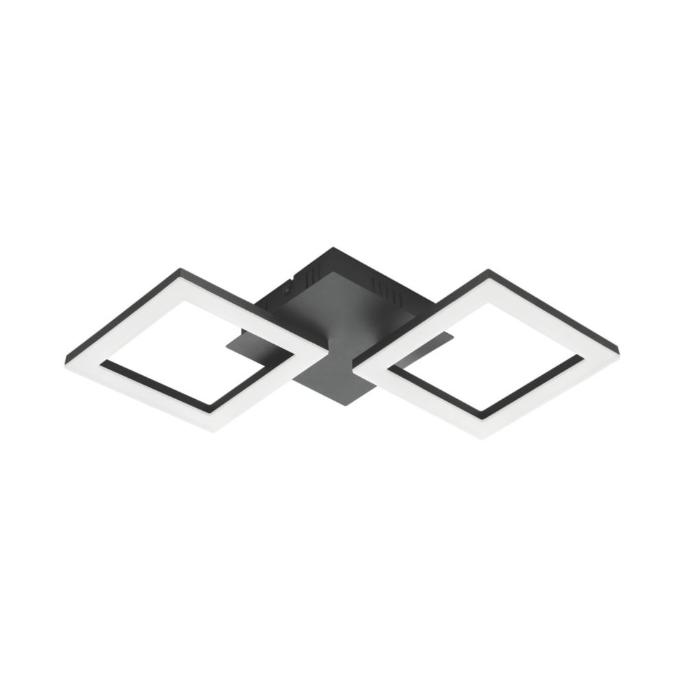 Eglo Paranday-Z LED Smart Ceiling Light Black 15.5W 1800lm - Screwfix