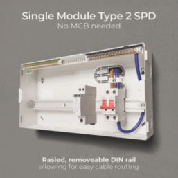 British General CF19MS16-01 16-Module 16-Way Part-Populated High Integrity Main Switch Consumer ...