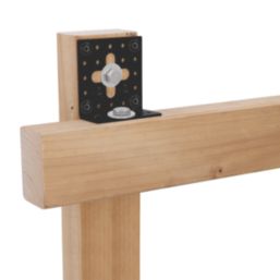 Magnodur Adjustable Angle Brackets Black 60mm x 60mm x 30mm 10 Pack ...