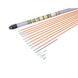 C.K Mighty Rod 5mm Flexible Cable Rod Set 10m 14 Pieces - Screwfix