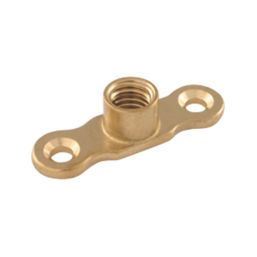 Tesla Female Munsen Ring Backplates M10 Brass 10 Pack - Screwfix