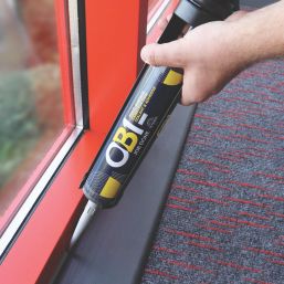OB1 Multi-Surface Sealant & Adhesive Grey 290ml - Screwfix