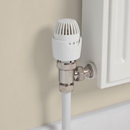 Drayton Angled TRV & Lockshield x - Screwfix