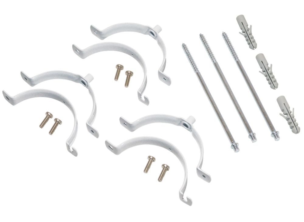 Heatline Flue Clips 100mm 3 Pack - Screwfix