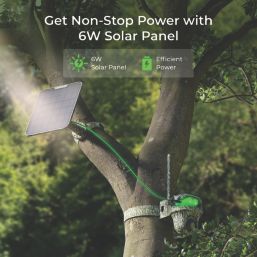 Reolink G450 Ranger Solar-Powered Black & Green Wired or Wireless 4K ...