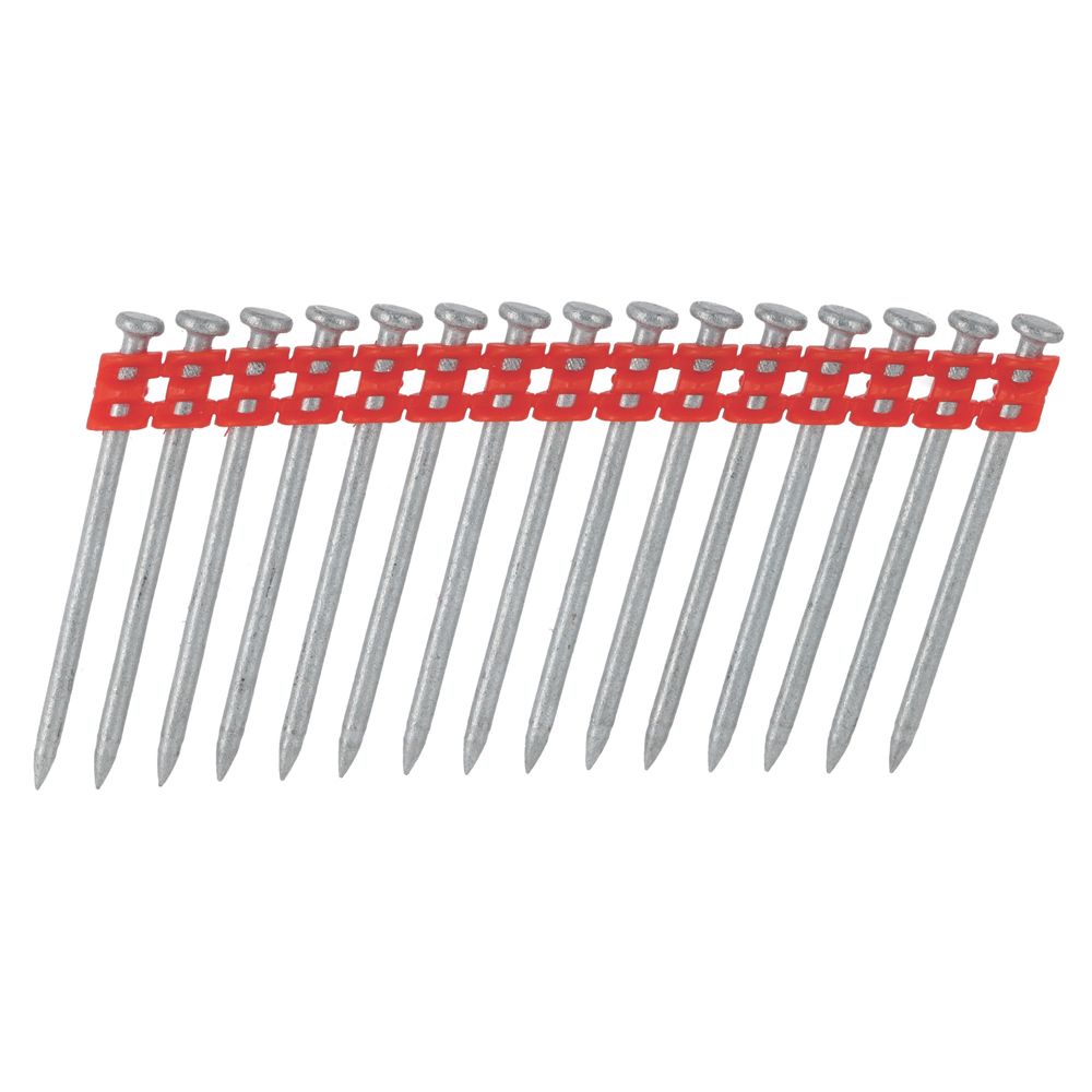 DEWALT Zinc-Plated Collated Concrete Nails 3mm x 57mm 510 Pack - Screwfix