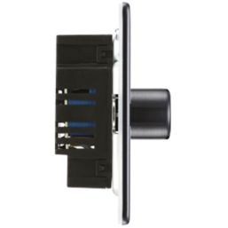 LAP 1-Gang 2-Way LED Dimmer Switch Slate Grey - Screwfix