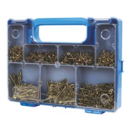 Optimaxx PZ Countersunk Screw Trade Case 1000 Pieces - Screwfix