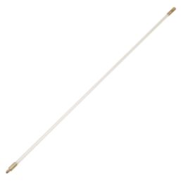 Bailey 12mm White Drain Rod Button Lock 1m - Screwfix