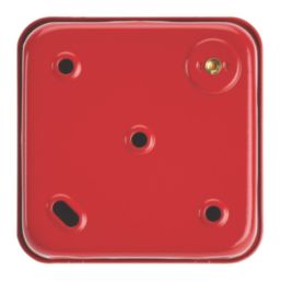 Contactum 13A Switched Metal Clad Secret Key Fused Spur with Neon Red ...