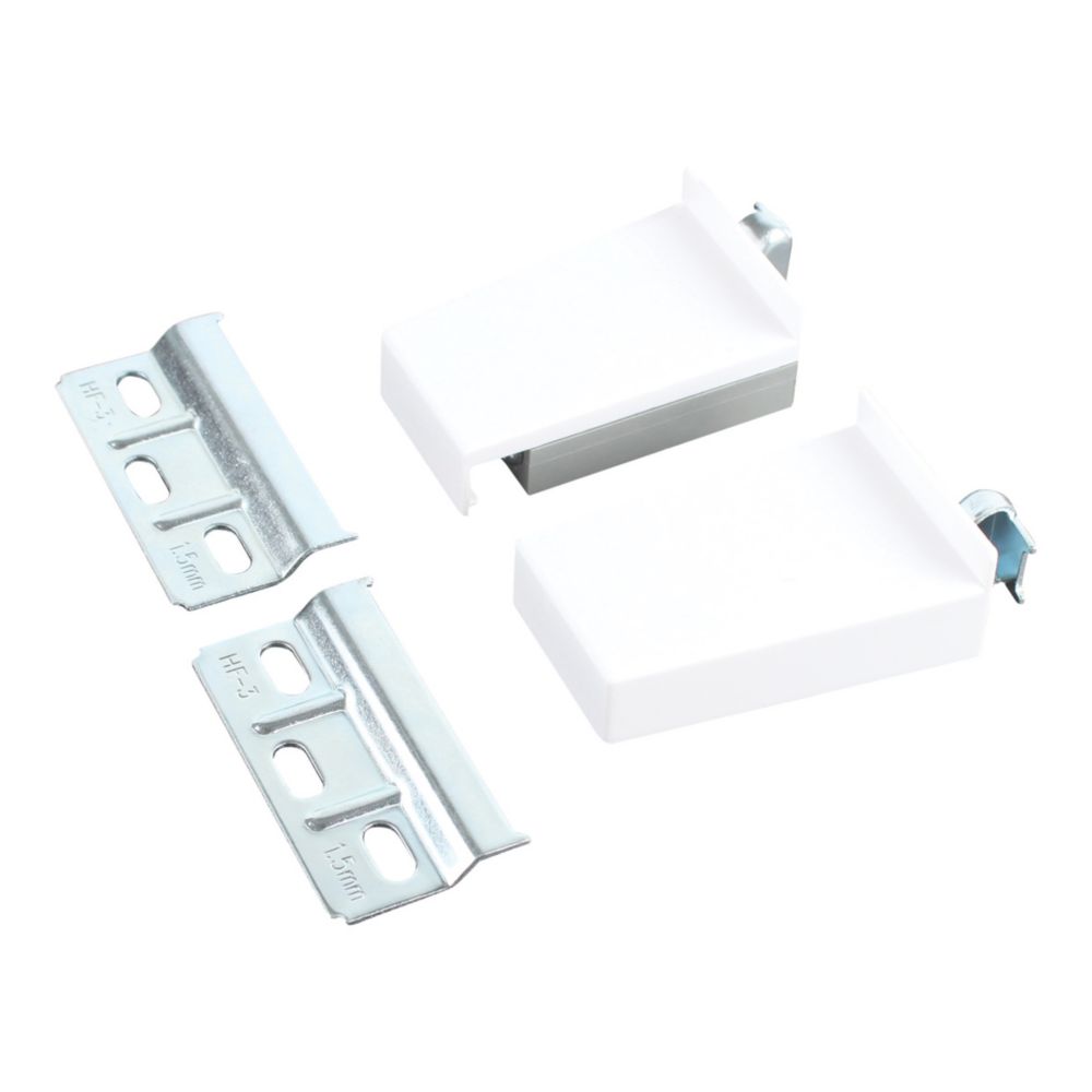 Essentials Cabinet Suspension Brackets White 67mm x 16.5mm x 43mm 2 ...