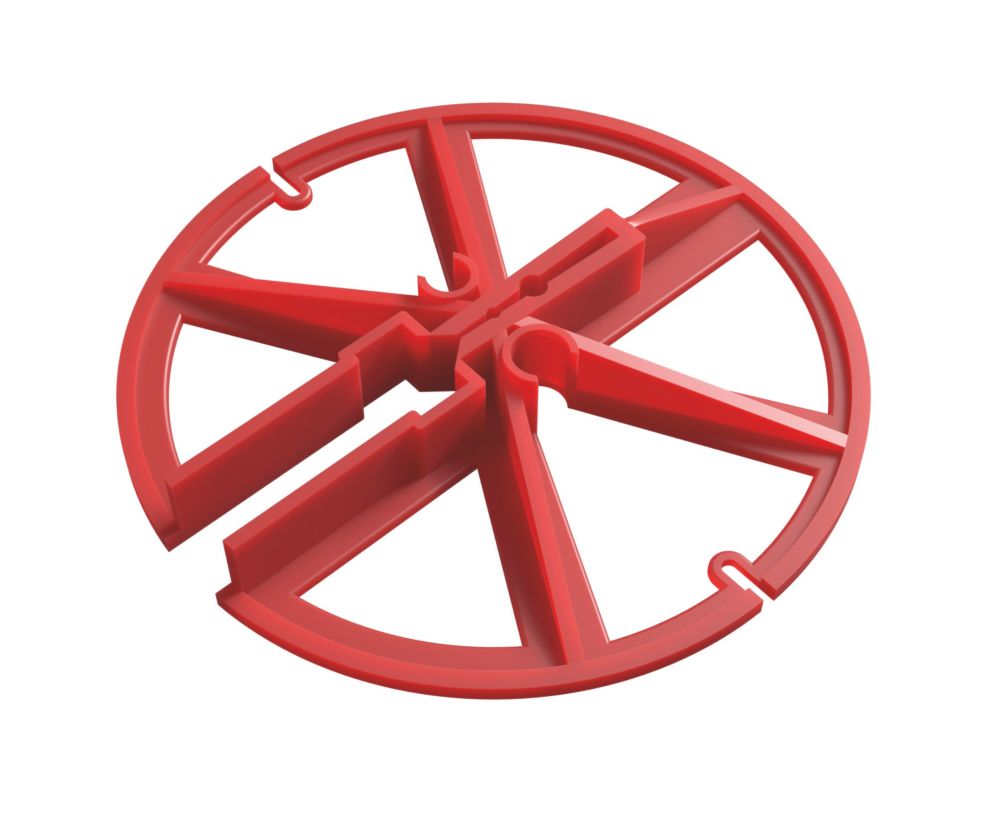 Simpson Strong-Tie Plastic Insulation Discs Red 70mm 50 Pack - Screwfix