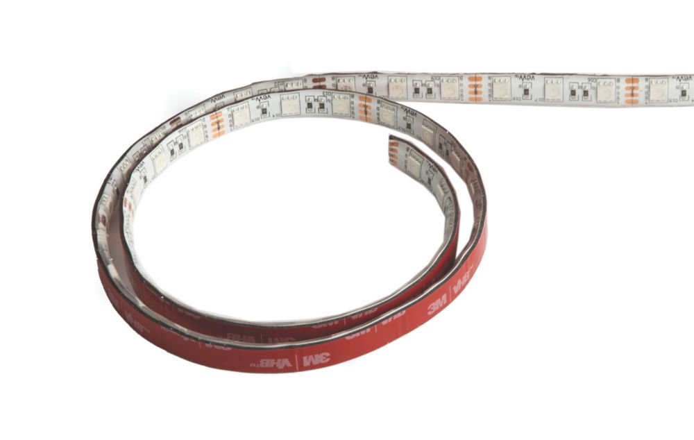 VEW RGB+ 5m LED Strip Light 14.4W - Screwfix