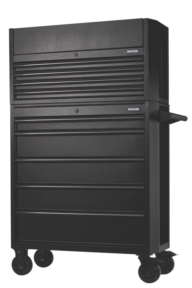 Bunker 9-Drawer Modular Roller Cabinet & Tool Chest - Screwfix