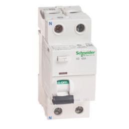 Schneider Electric iKQ 63A 30mA DP AC Curve RCD - Screwfix