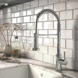 ETAL Contra Pull-Out Kitchen Mixer Tap Chrome - Screwfix