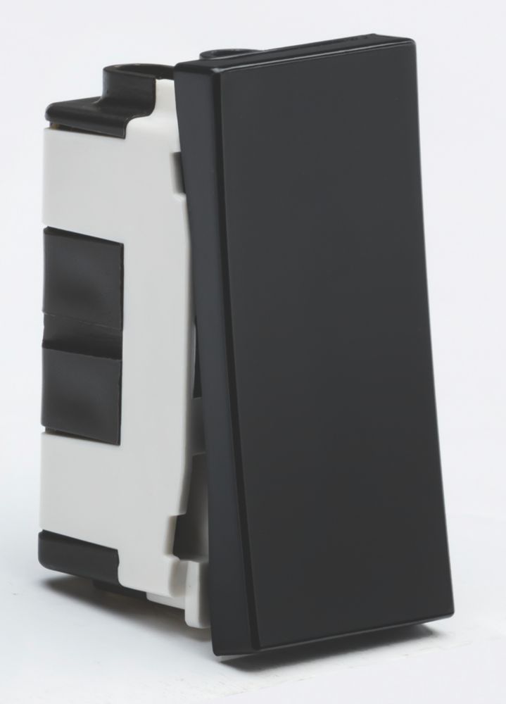 Knightsbridge 20AX Modular Intermediate Switch Black - Screwfix