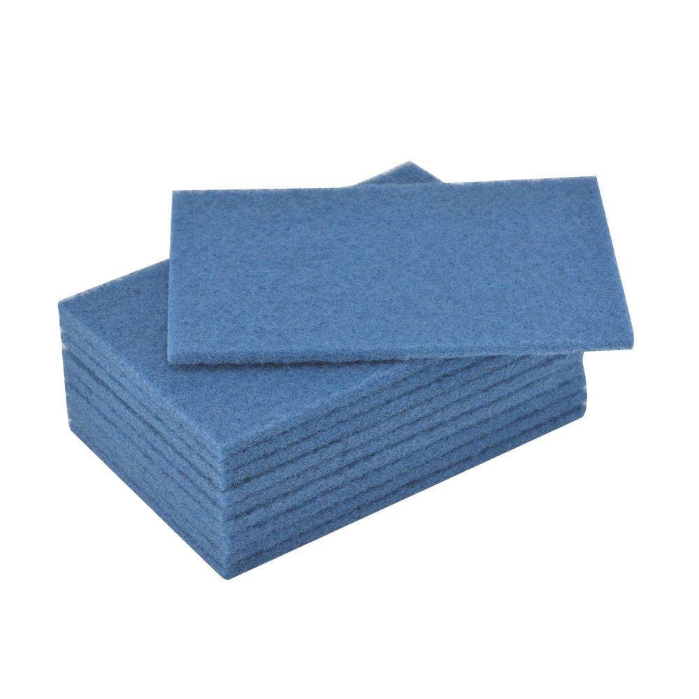 Essentials Scouring Pads 15cm x 22.5cm 10 Pack - Screwfix