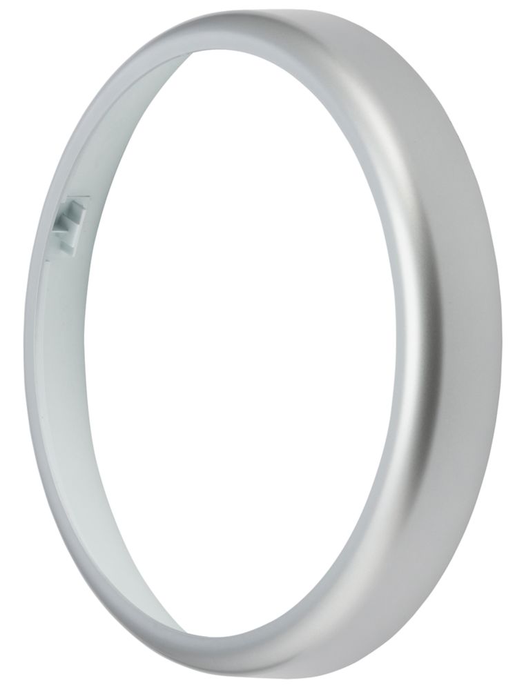Knightsbridge Bulkhead Bezel Silver 315mm - Screwfix