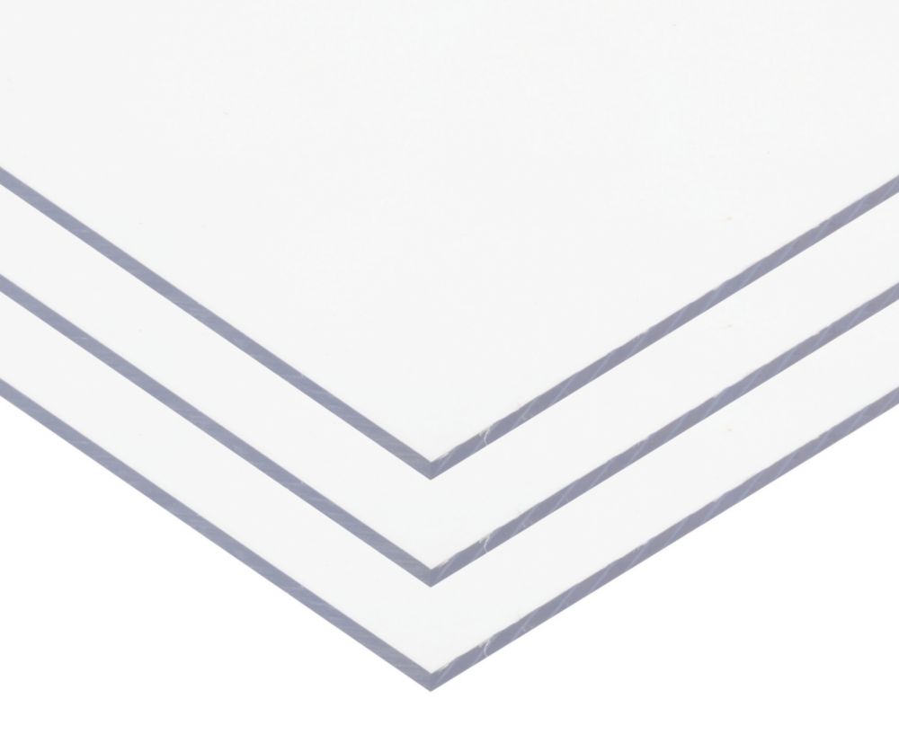 Radmat Building Materials Polycarbonate Clear Glazing Sheet 3050mm x ...