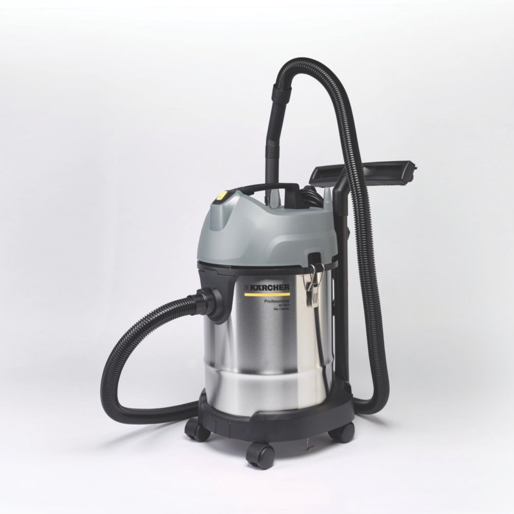 Karcher Pro Nt30 1 1500w 30ltr Wet And Dry Vacuum Cleaner 240v Screwfix