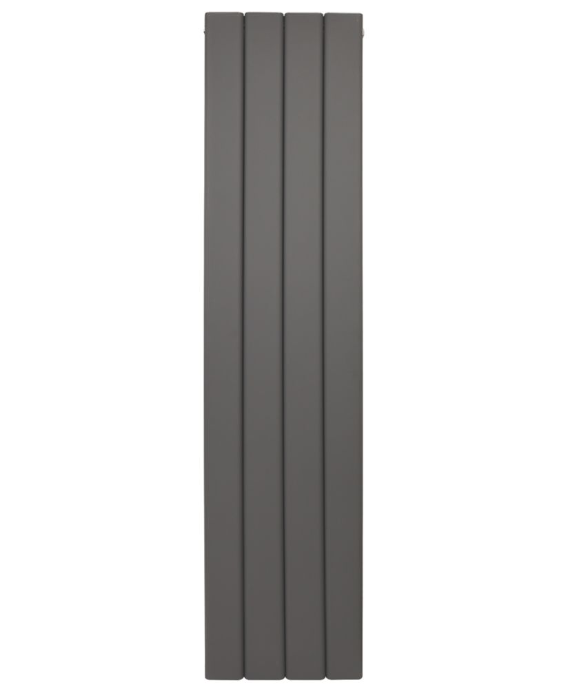 Towelrads Berkshire 1800mm x 510mm 4292BTU Anthracite Vertical Designer ...