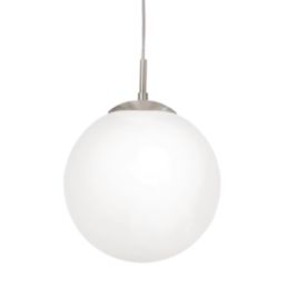 Eglo Rondo 25cm Single Pendant Light White - Screwfix