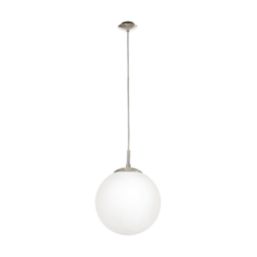 Eglo Rondo 25cm Single Pendant Light White - Screwfix
