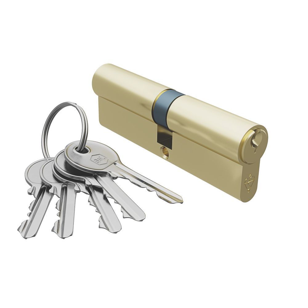 Smith & Locke Fire Rated 1 Star Double Double Cylinder Lock 45-50 (95mm ...