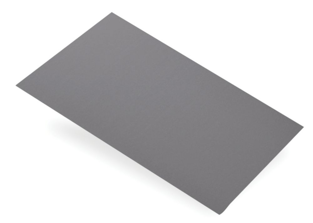 Essentials Smooth Protective Door Plate Steel 250mm x 500mm x 1mm ...