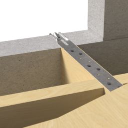 Simpson Strong-Tie Bent Restraint Straps 1200mm 10 Pack - Screwfix