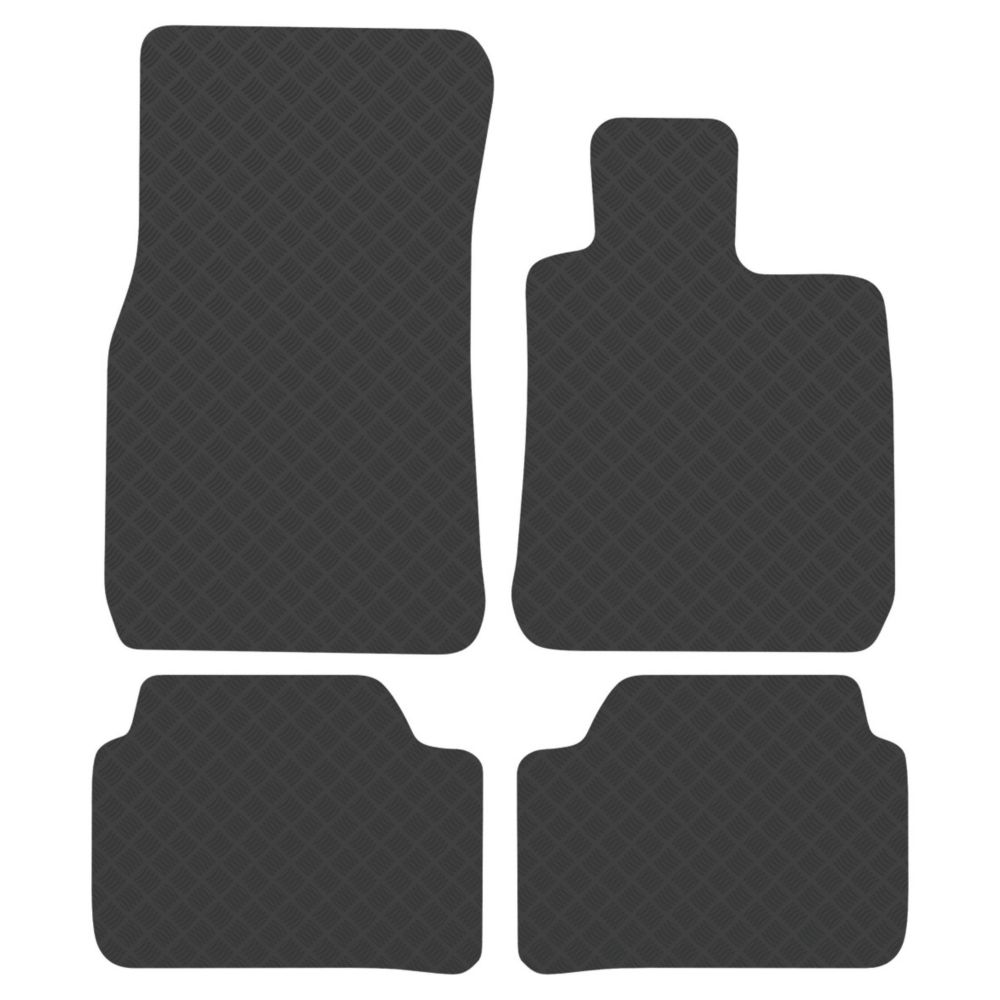 Car Mat Co. BMW 1 Series 2011 - 2019 Rubber Car Mats 4 Piece Set - Screwfix