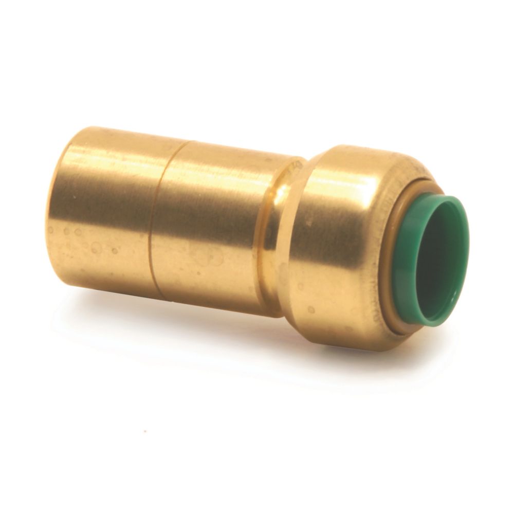 Tectite Classic T6 Brass Push-Fit Reducer F 3/4" x M 1/2" - Screwfix