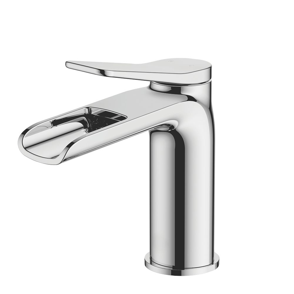 Pennard Basin Mono Mixer Tap with Clicker Waste Chrome | Basin Taps ...