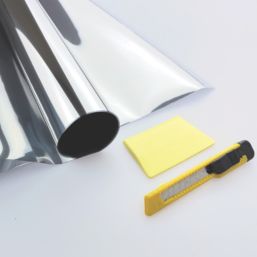Simply Auto Reflective Silver Window Film Tint 76cm x 152cm - Screwfix