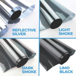 Simply Auto Reflective Silver Window Film Tint 76cm x 152cm - Screwfix