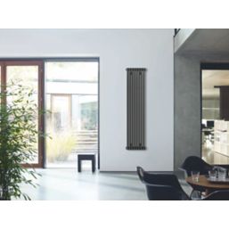 Acova Classic 2 Column Radiator 2000 x 398mm Volcanic 3767BTU - Screwfix