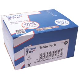Screw-Tite 2 PZ Double-Countersunk Trade Pack 1200 Pcs - Screwfix