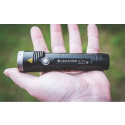 LEDlenser MT10 Rechargeable LED Torch Black 1000lm - Screwfix