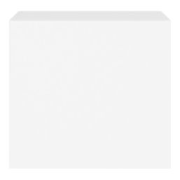 Pragma 1-Door Matt White 600mm x 320mm x 550mm Flat Packed Kitchen Wall ...