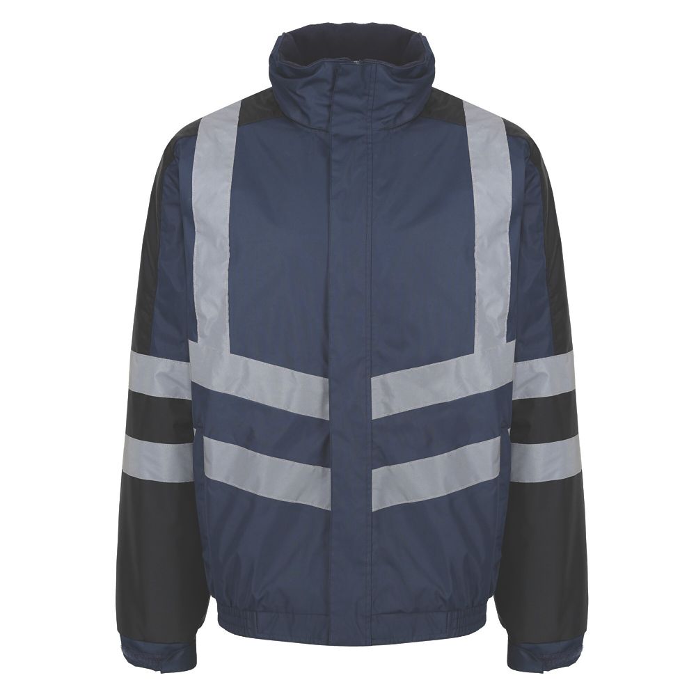 Regatta Pro Ballistic Waterproof Hi-Vis Jacket Navy 2X Large 54" Chest ...